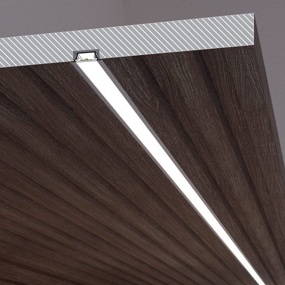 Led profiil GROOVE10.v2 A1C/U 2000mm valge - Valgustite müük ...